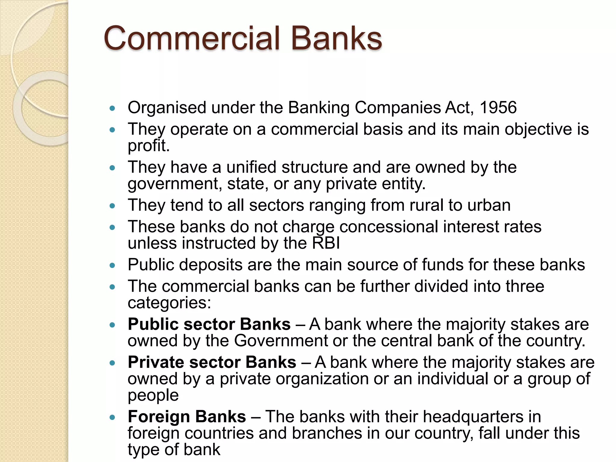 Types of banks | PPTX