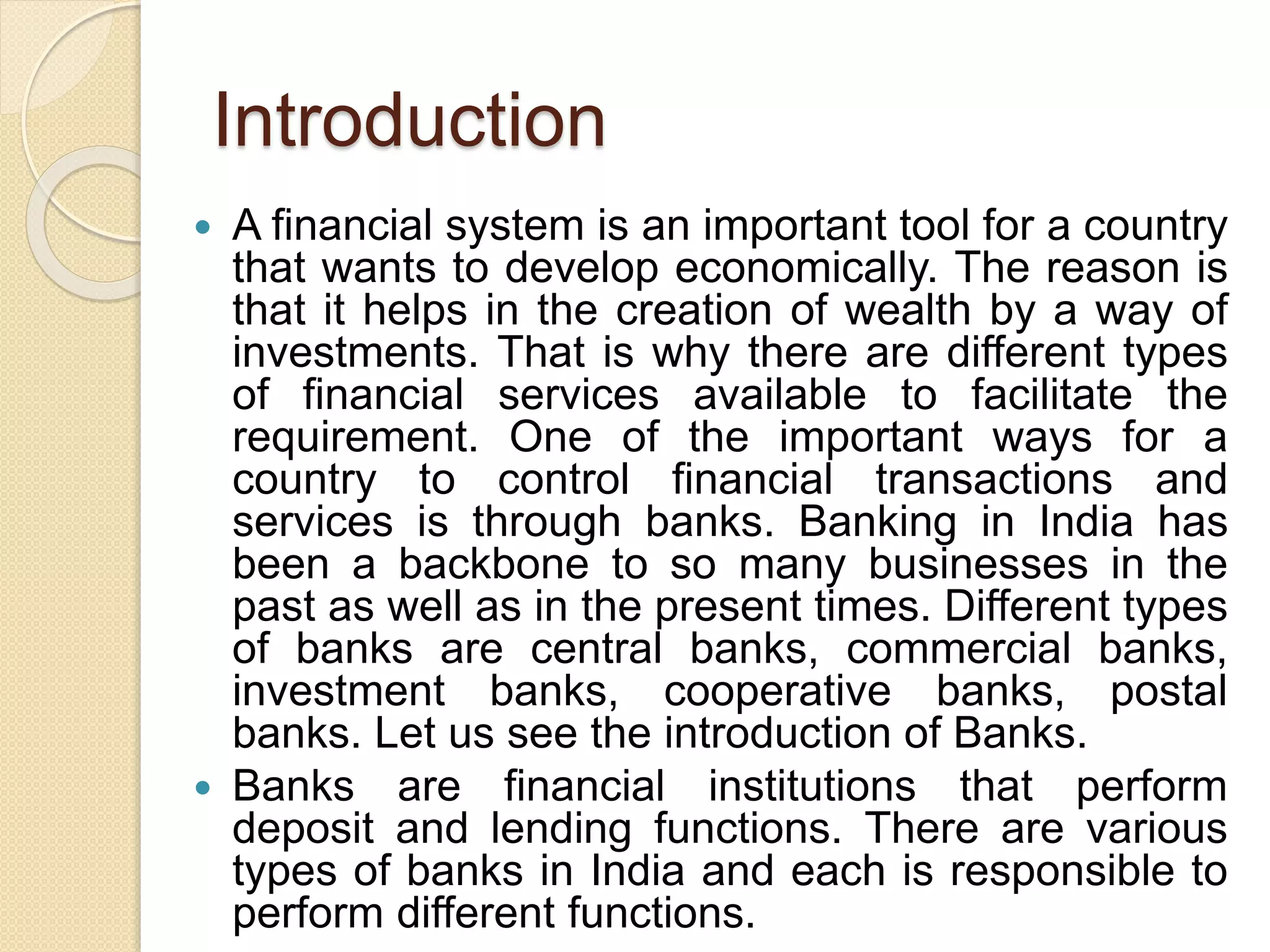 Types of banks | PPTX