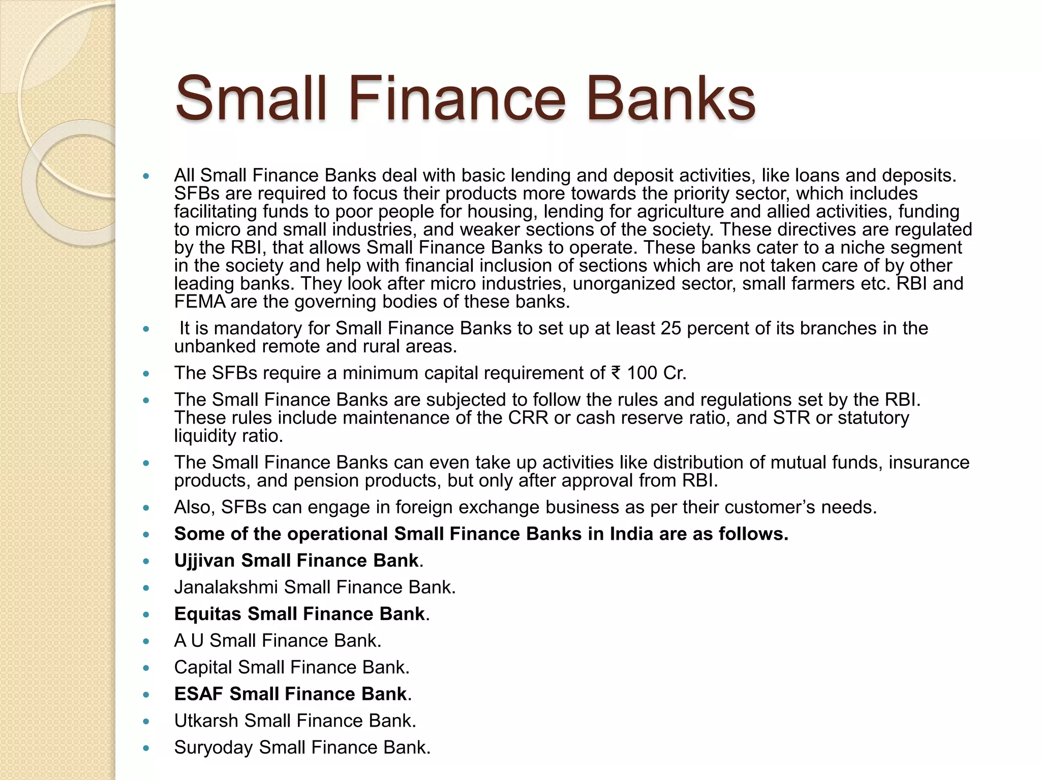 Types of banks | PPTX