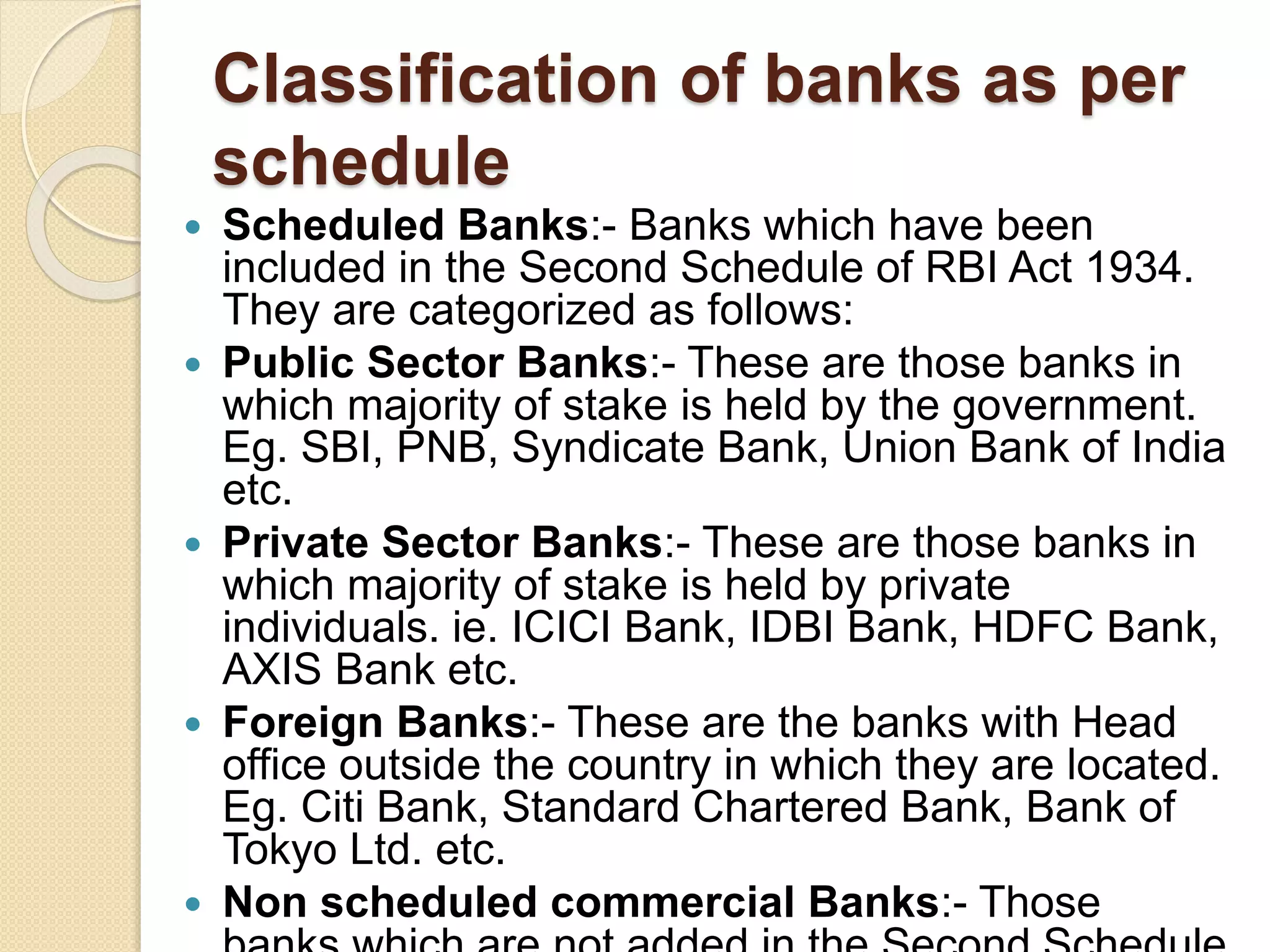 Types of banks | PPTX