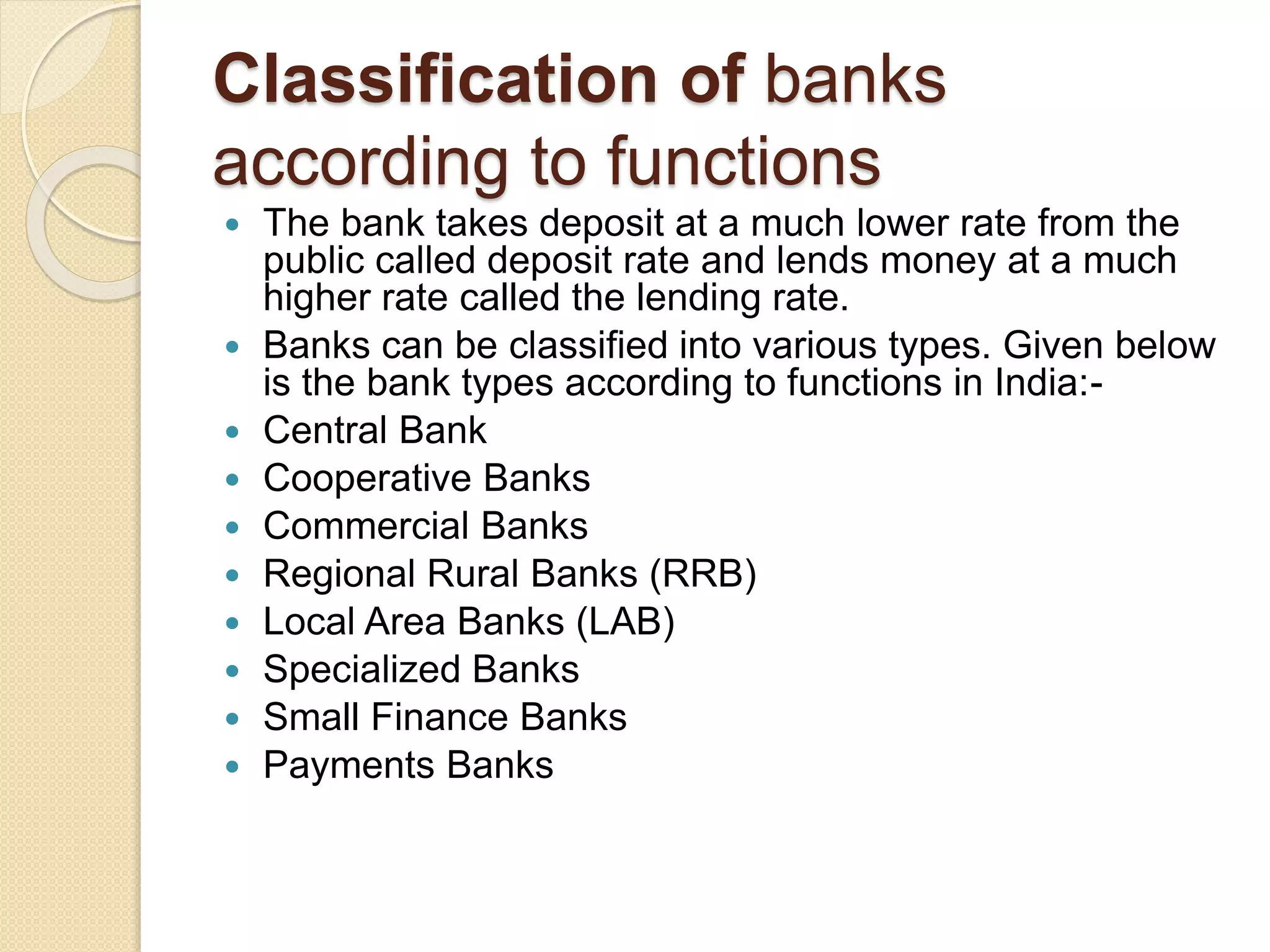 Types of banks | PPTX