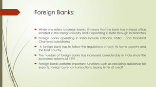 Types Of Banks - Functions of commercial Banks | PPTX