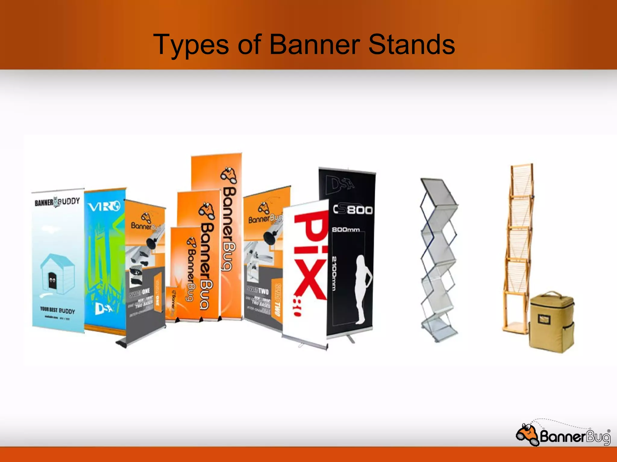 Portable Banner Stands - Types of banner stands | PPT