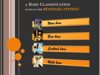 Types of bars & food service | PPTX