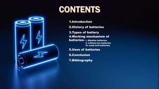 Types of batteries and its working mechanism - Copy.pptx | Chemistry ...