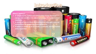 Types of batteries and its working mechanism - Copy.pptx | Chemistry ...