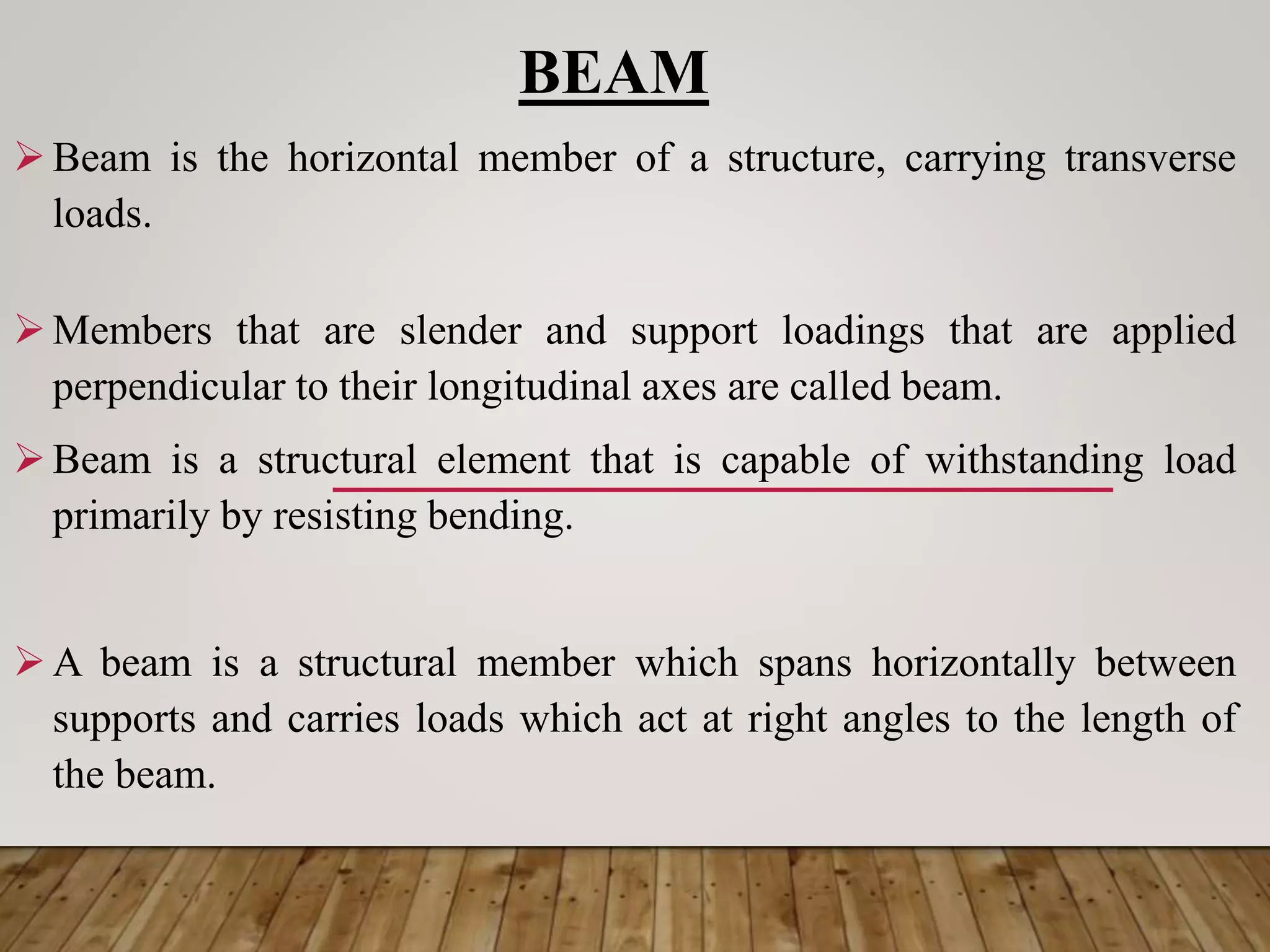 Types of beam | PPTX