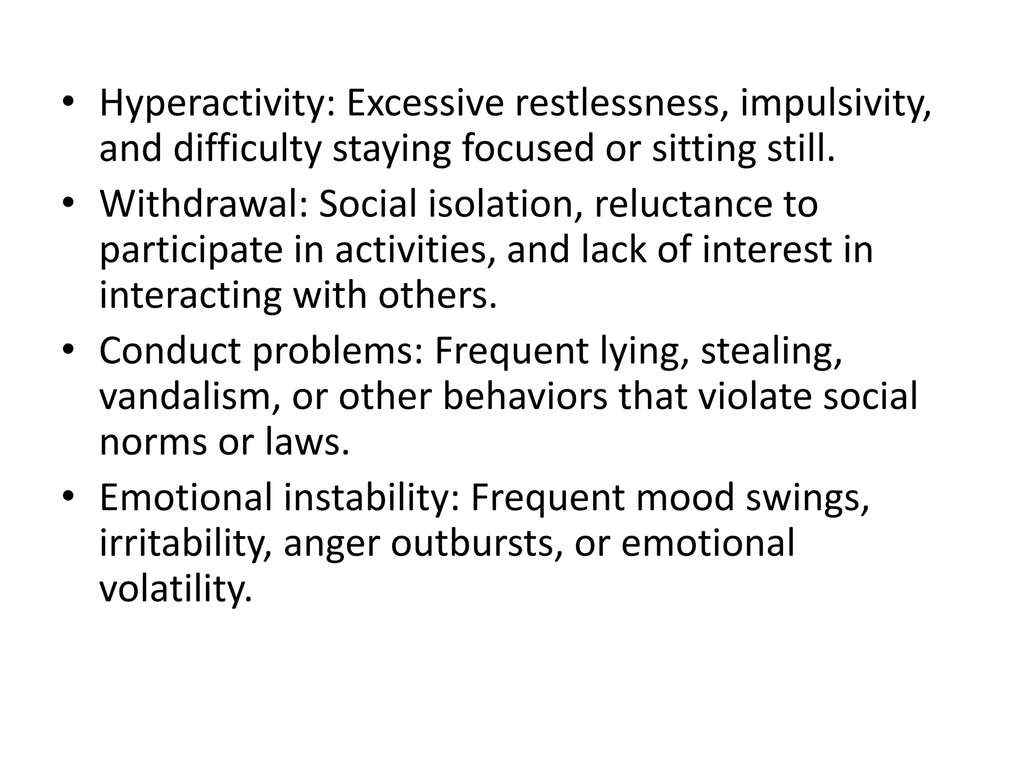 Types of Behavioural Problems Symptoms, Causes and.pptx