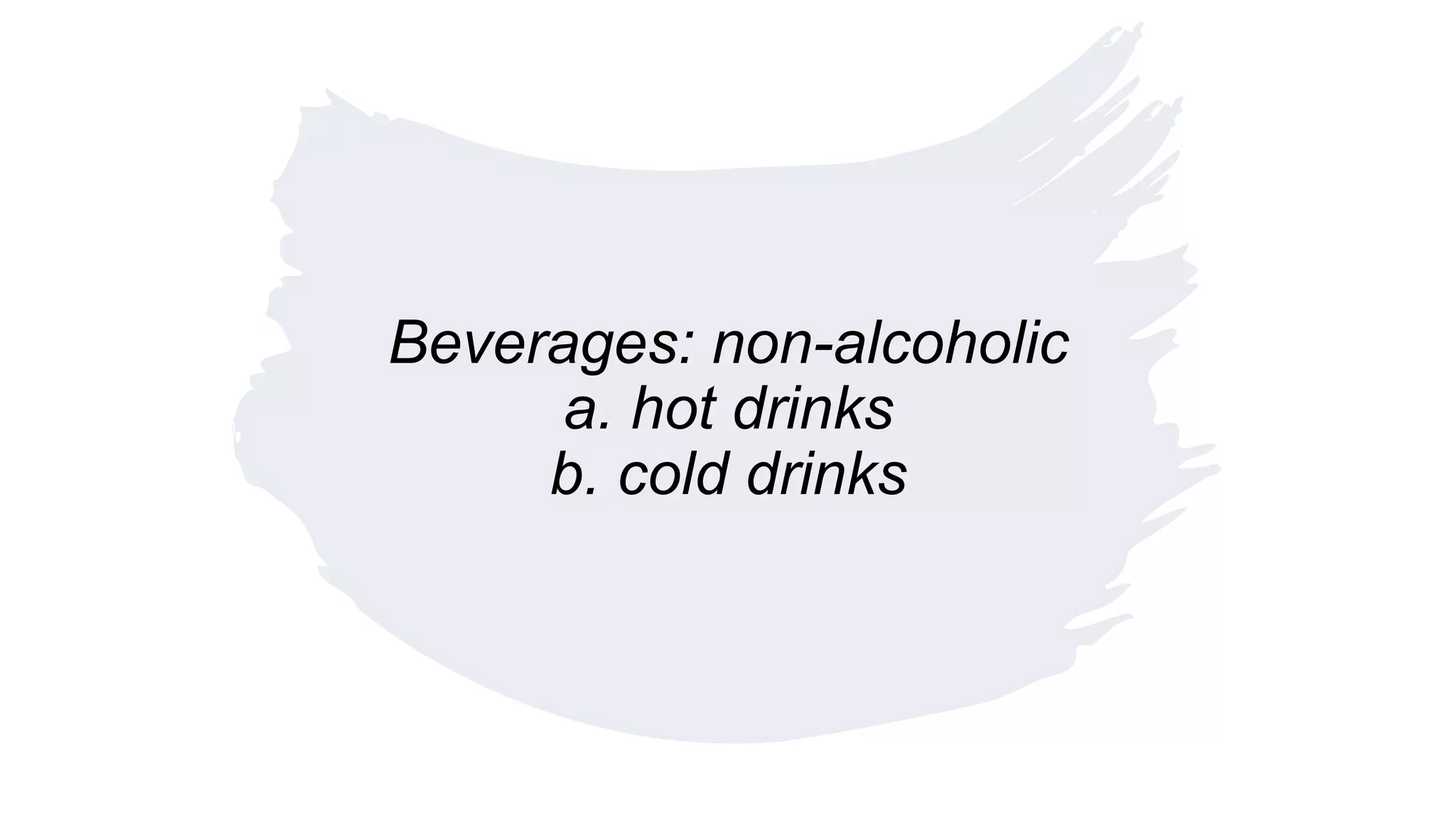 Types of beverages | PPTX