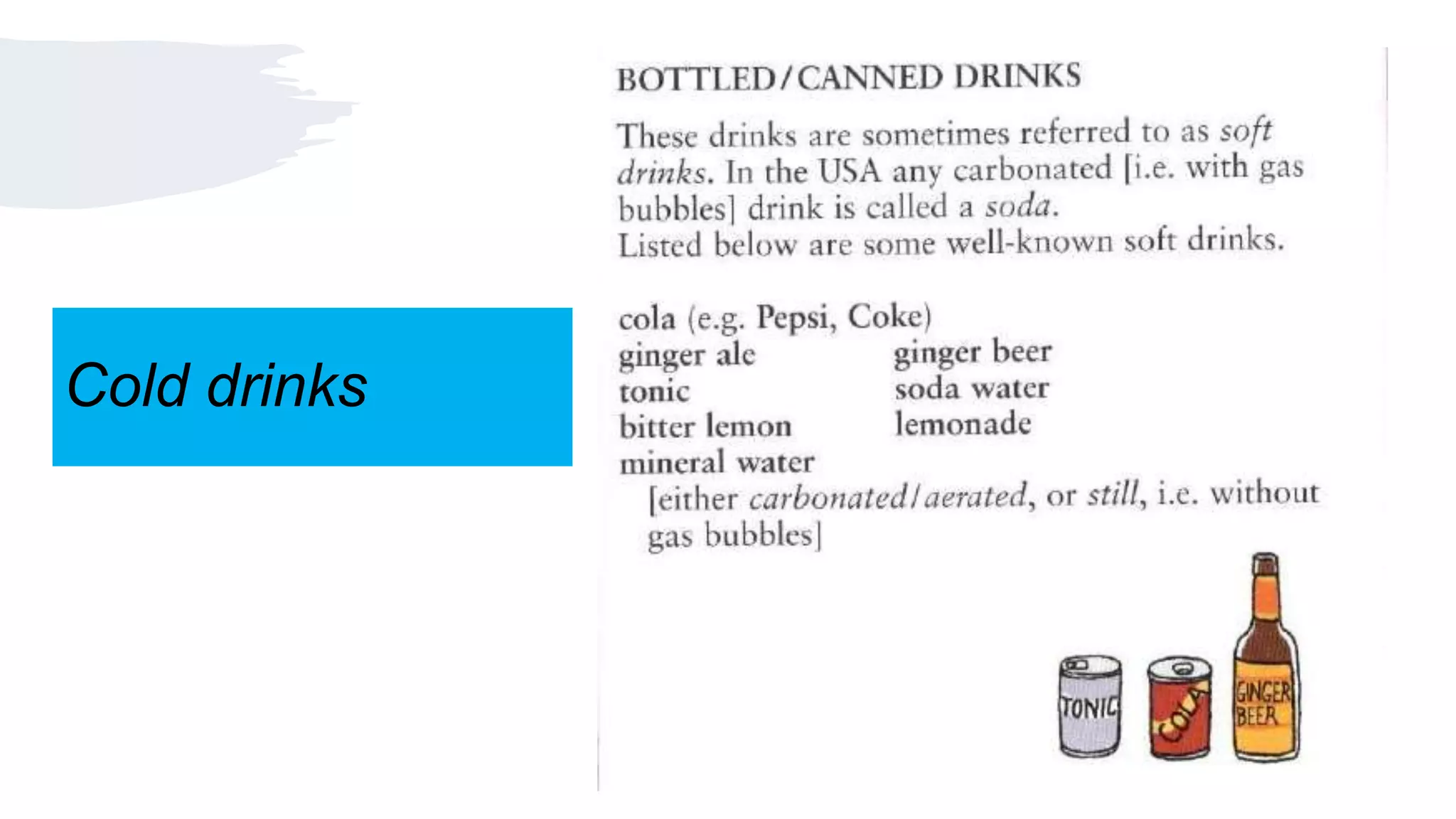 Types of beverages | PPTX