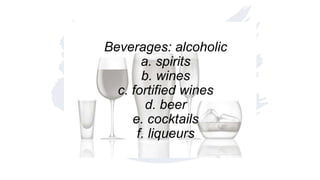 Types of beverages | PPTX