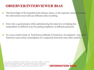 Types of bias | PPTX