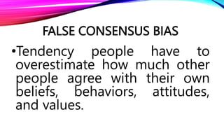 TYPES OF BIASES AND PREJUDICES_ENGLISH 9 | PPTX