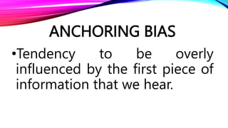 TYPES OF BIASES AND PREJUDICES_ENGLISH 9 | PPTX