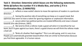 Types of Bias Media and Confirmation.pptx