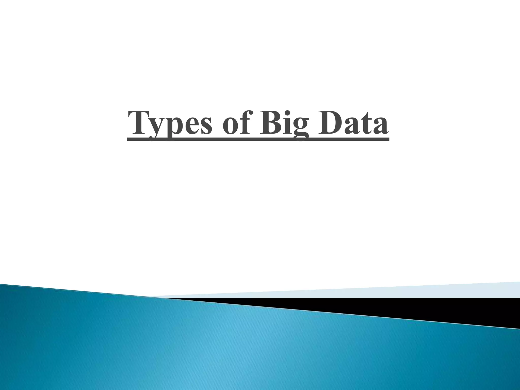 Types of Big Data.pptx | Databases | Computer Software and Applications
