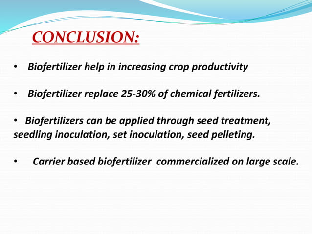 Types of biofertilizers | PPTX