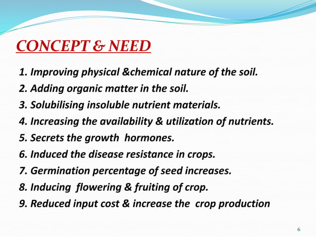 Types of biofertilizers | PPTX