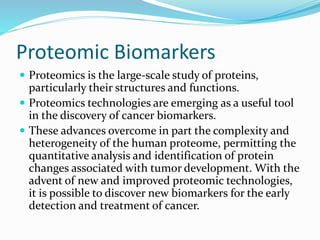 Types of Biomarkers | PPTX
