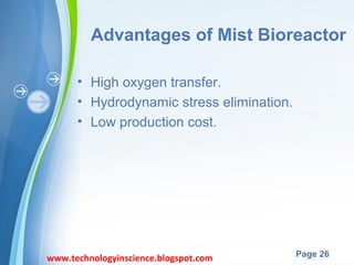 Types of Bioreactors / Fermenters | PPT