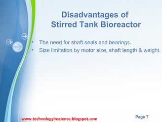 Types of Bioreactors / Fermenters | PPT