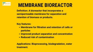 Types of bioreactors | PDF