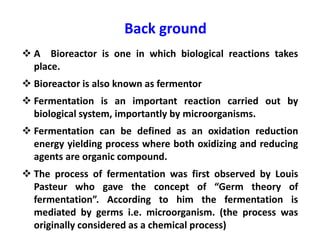 Bioreactor Types in Detail with Diagrams | PPT