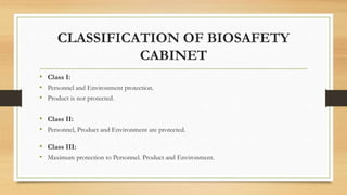 TYPES OF BIOSAFETY CABINET, DIFFERENCE BETWEEN BIOSAFETY CABINET AND ...