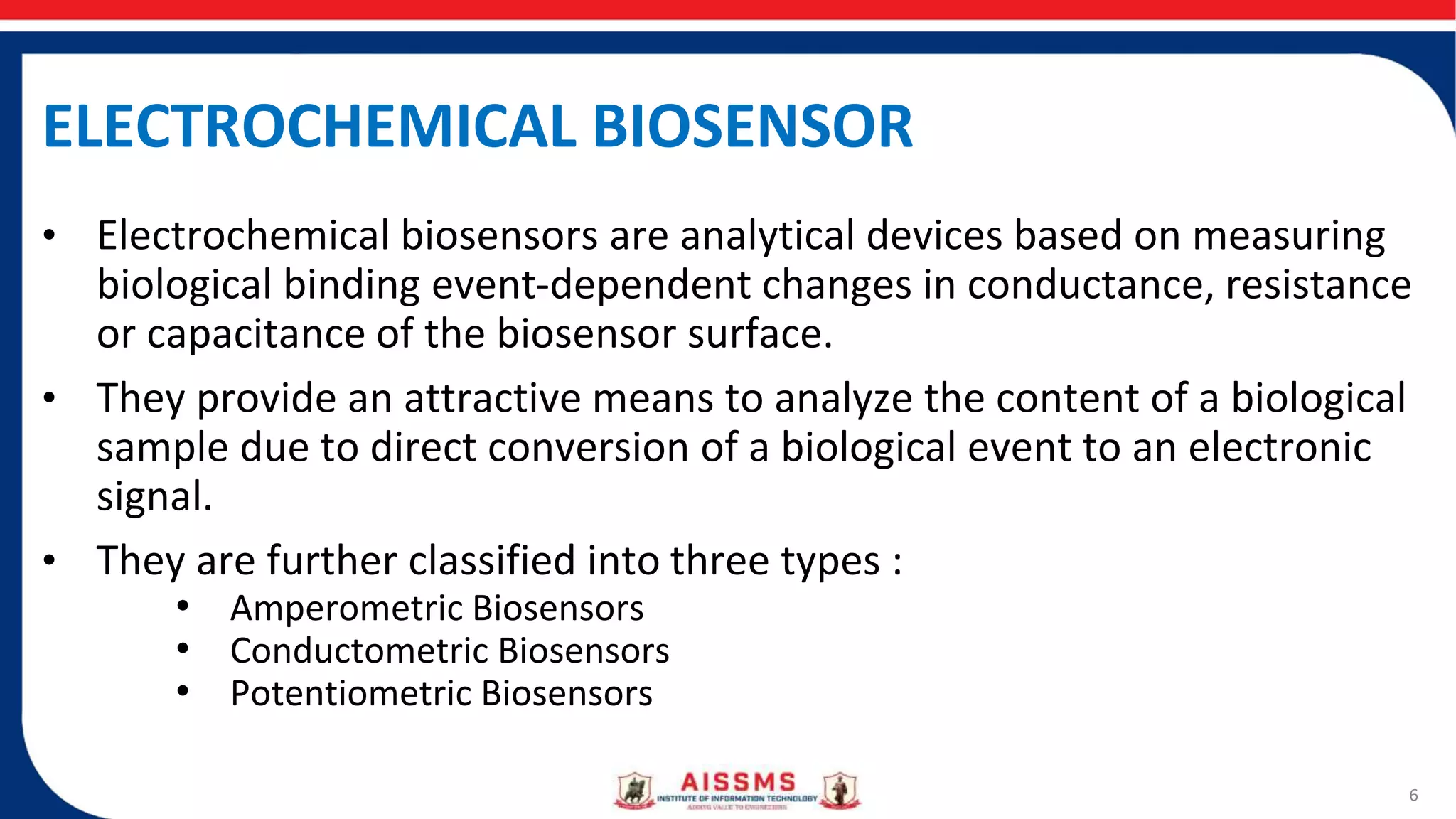 Types of Biosensors | PPTX