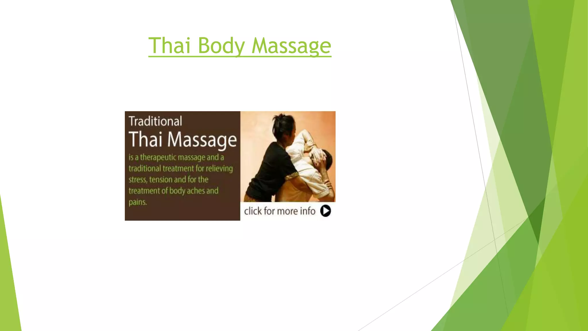 Types of body massage | PPT