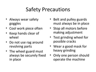 Type of grinding wheels | PPT | Chemistry | Science