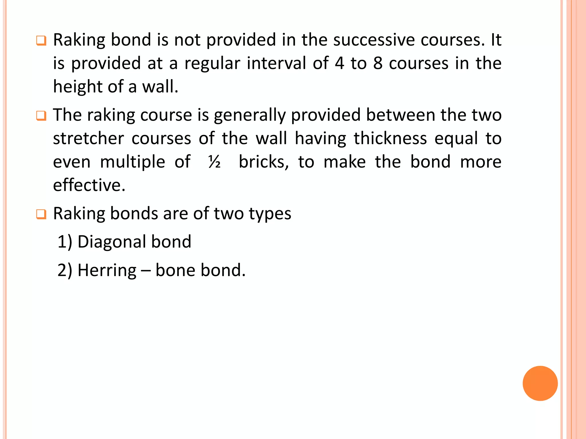 Types of bond in brick masonry | PPTX