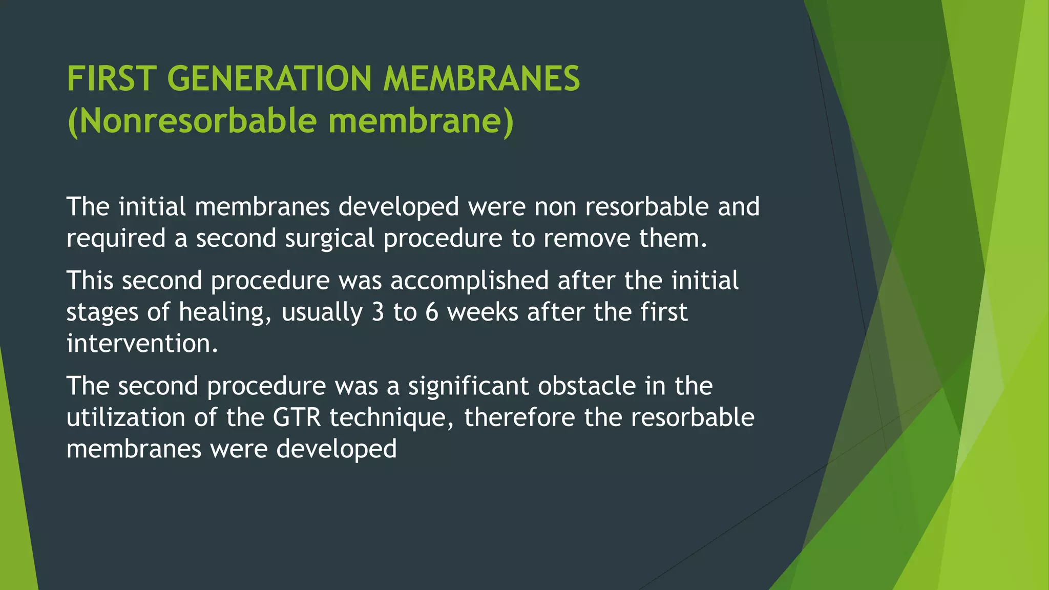 Types of bone and membrane used in guided tissue regeneration | PPTX