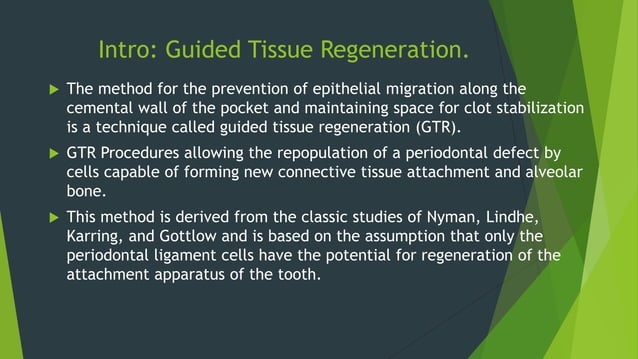 Types of bone and membrane used in guided tissue regeneration | PPT