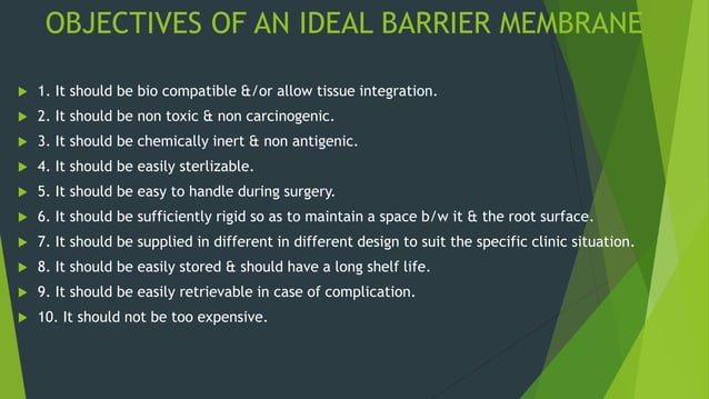 Types of bone and membrane used in guided tissue regeneration | PPTX ...