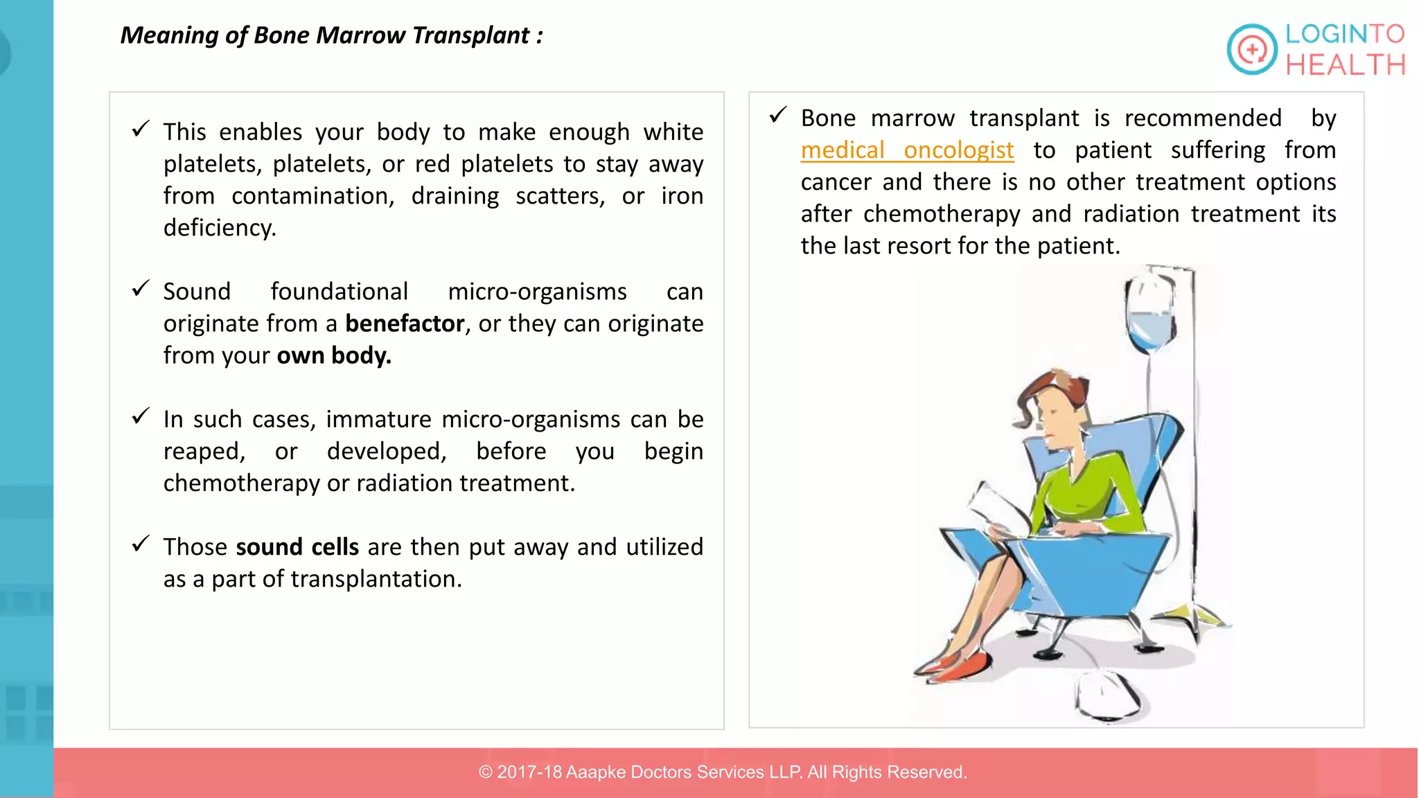 Bone marrow transplant-some facts to know. | PPTX