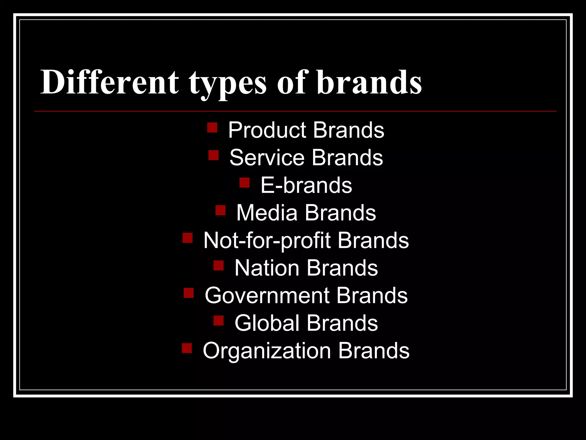 Types of brands | PPT