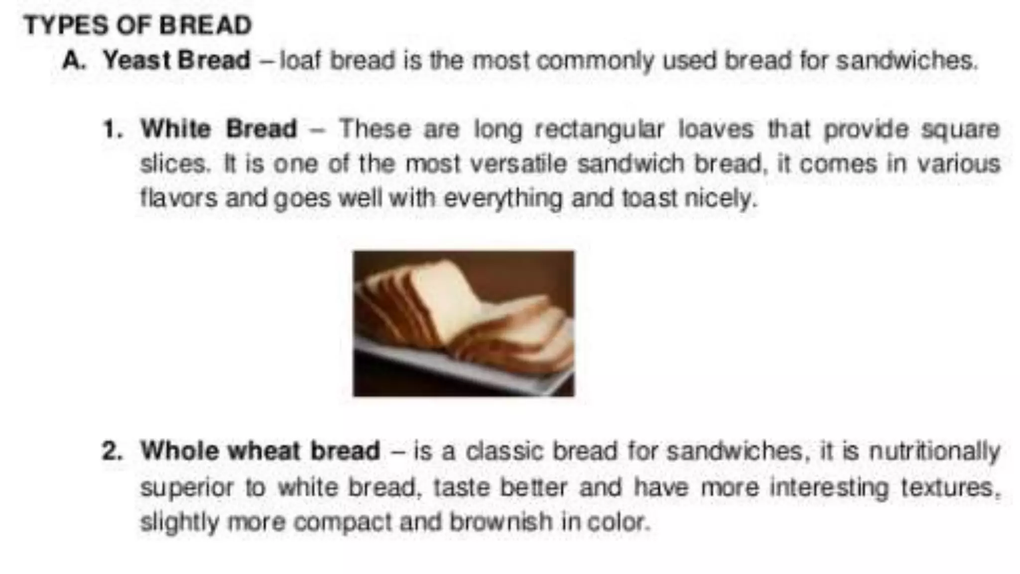 Types of bread | PPTX