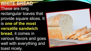 different types and classification of bread-.pptx | Desserts and Baking ...