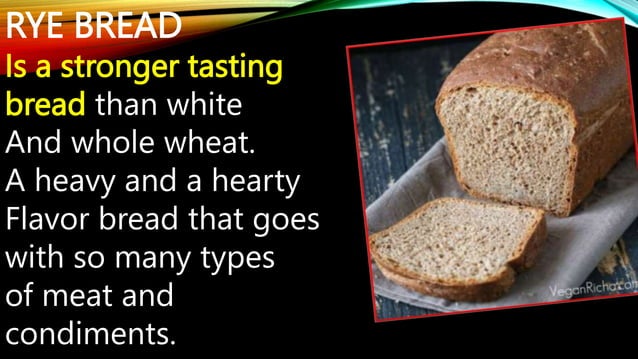 TYPES OF BREAD .pptx | Desserts and Baking | Food & Drink