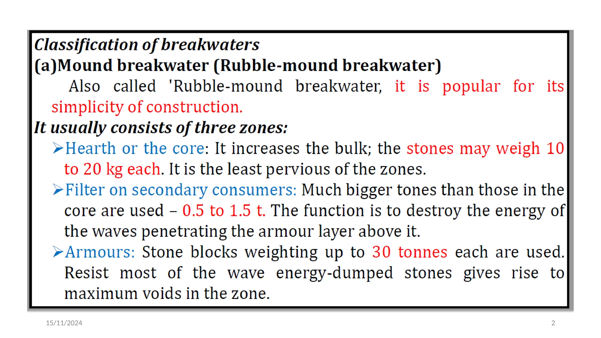 Types of Breakwaters in Coastal Structures.pptx