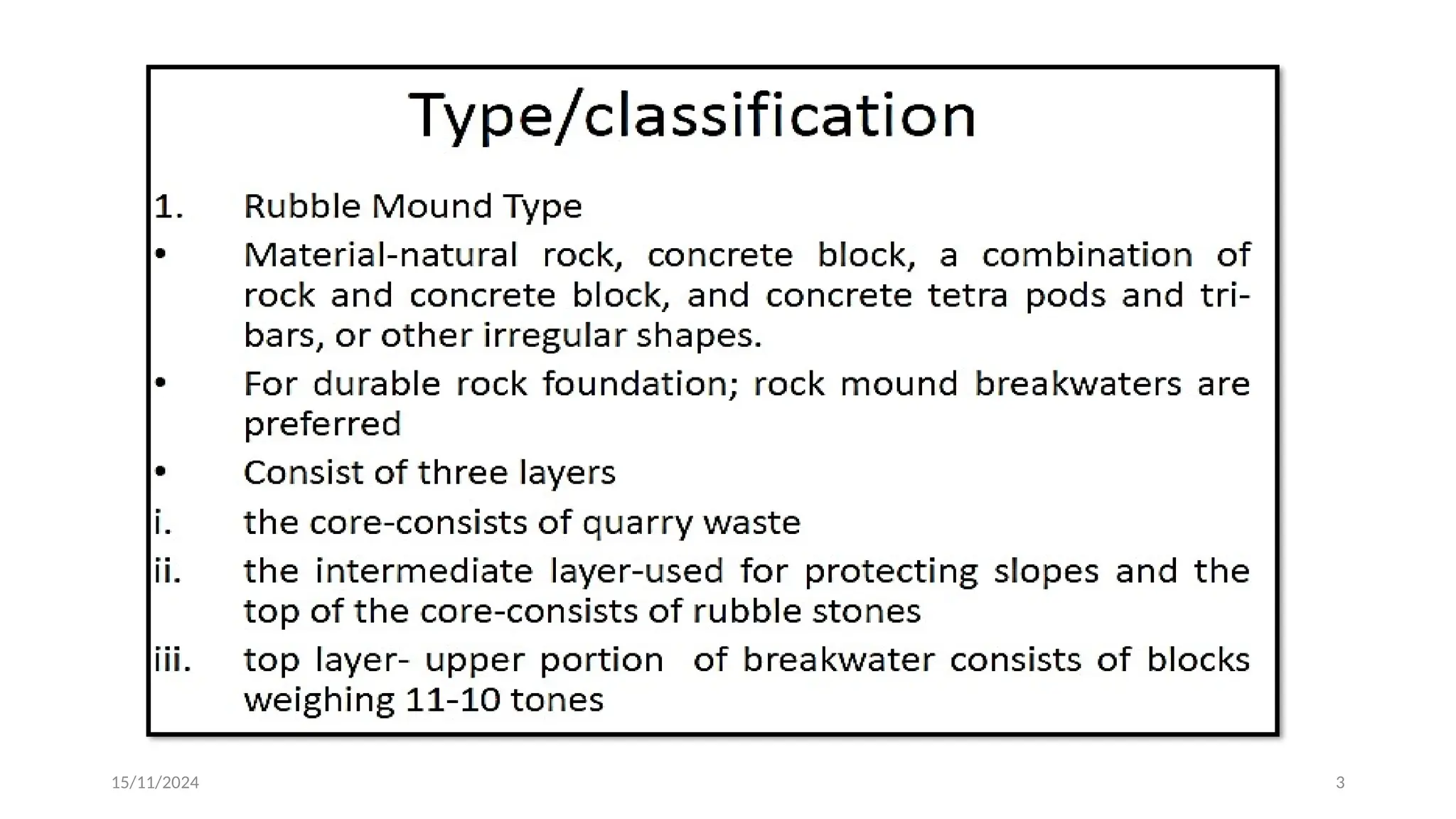 Types of Breakwaters in Coastal Structures.pptx
