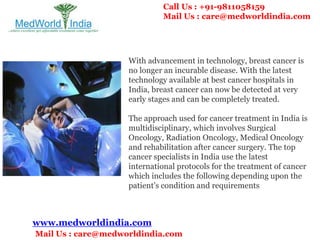 Types of Breast Cancer Surgery | Breast Cancer Hospital in India | PPTX
