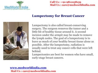Types of Breast Cancer Surgery | Breast Cancer Hospital in India | PPTX