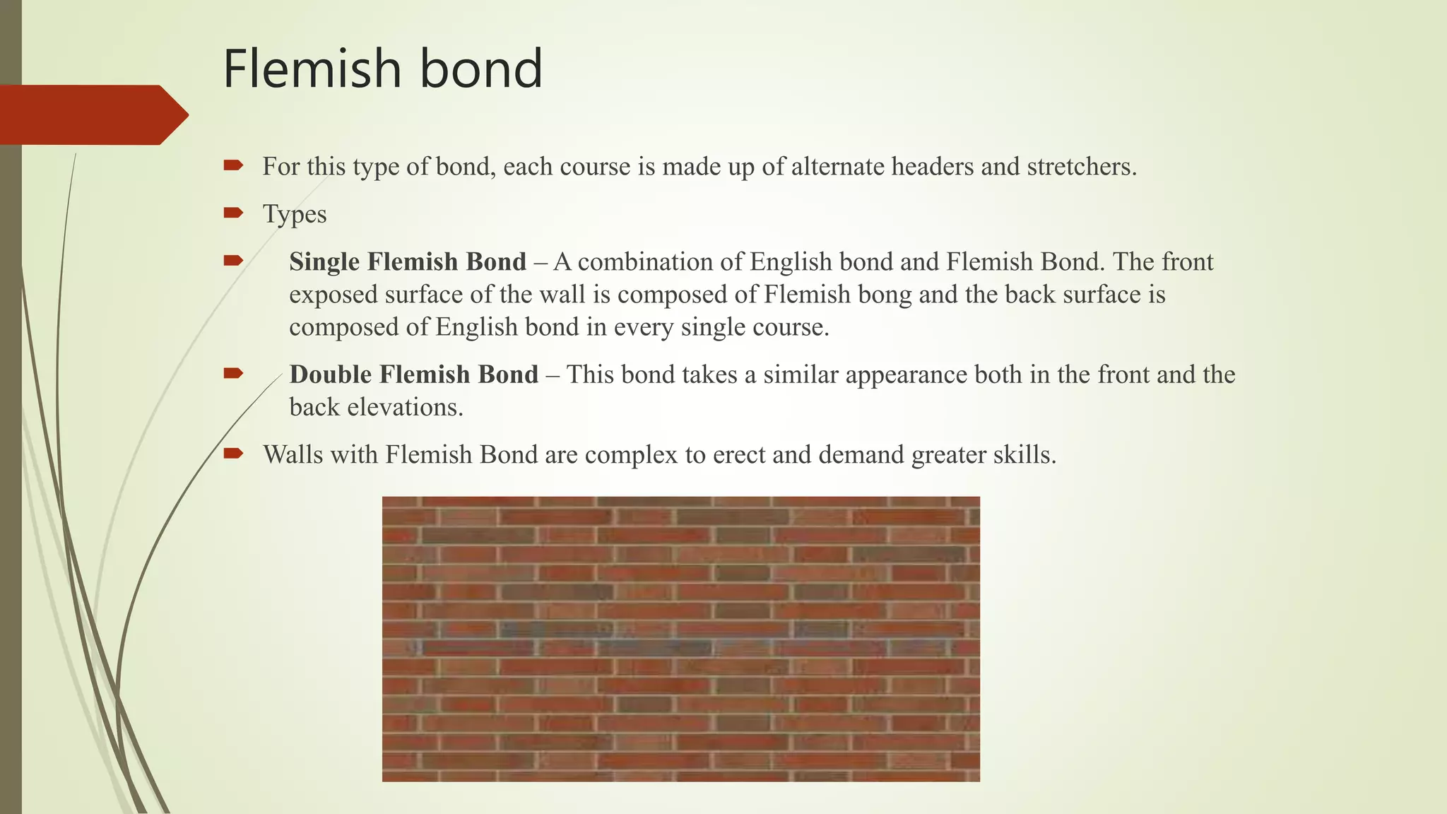 Types of bricks and its bonds | PPTX