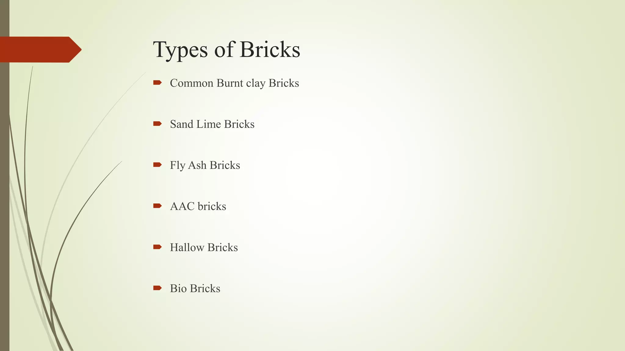 Types of bricks and its bonds | PPTX