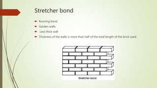 Types of bricks and its bonds | PPTX