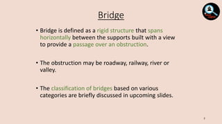 Types of Bridges | PPTX