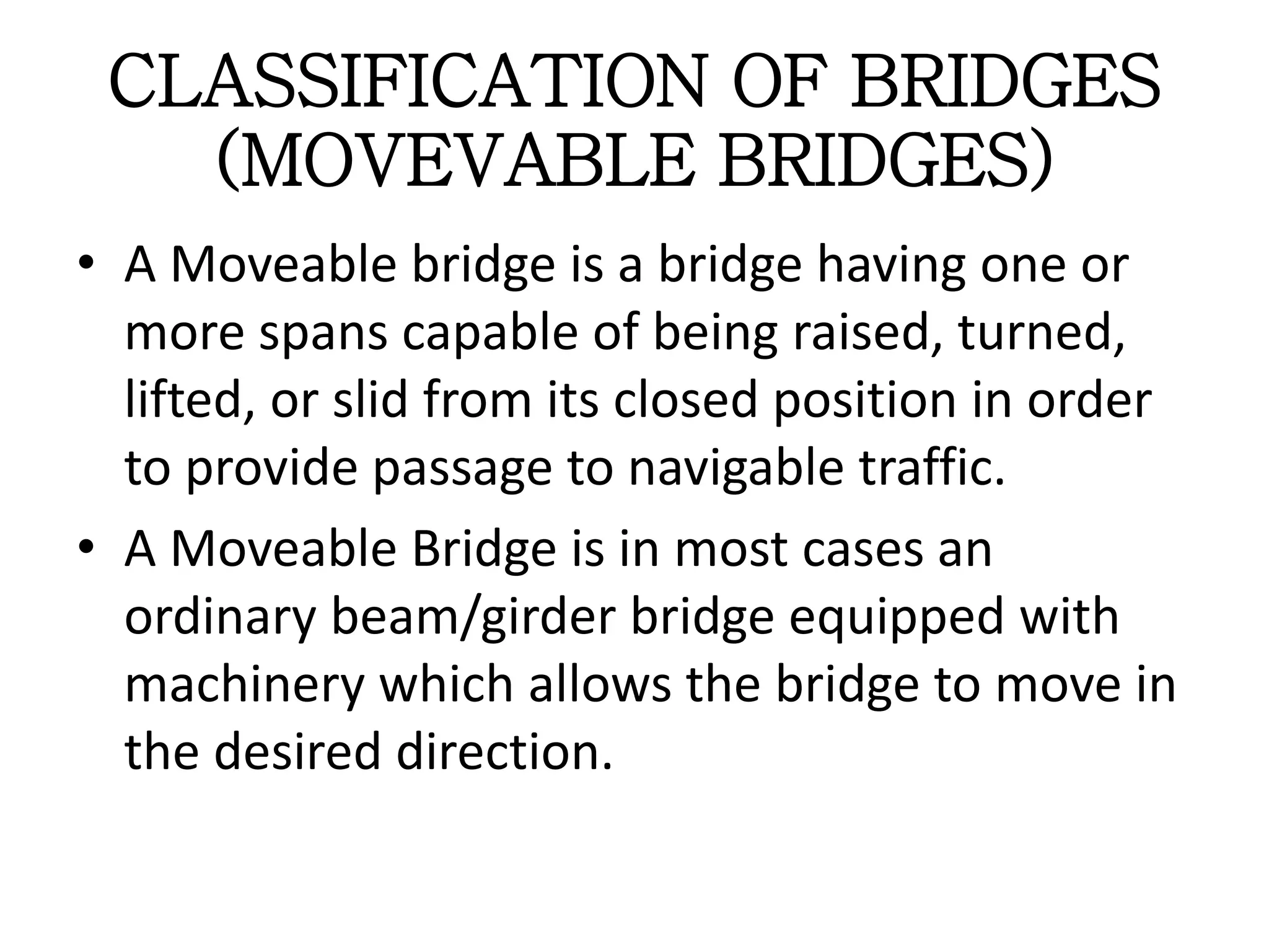 Types of bridge(theory.explanation) | PPTX