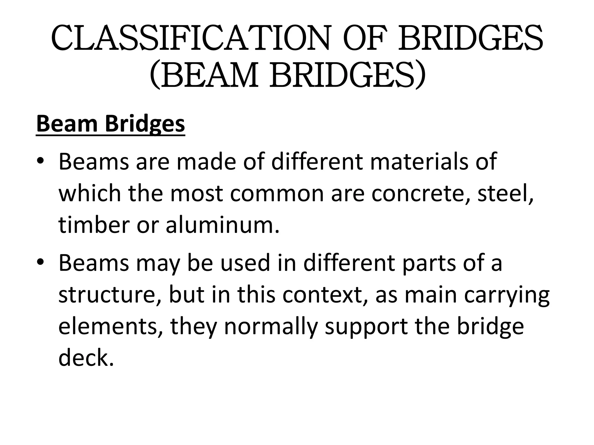 Types of bridge(theory.explanation) | PPTX